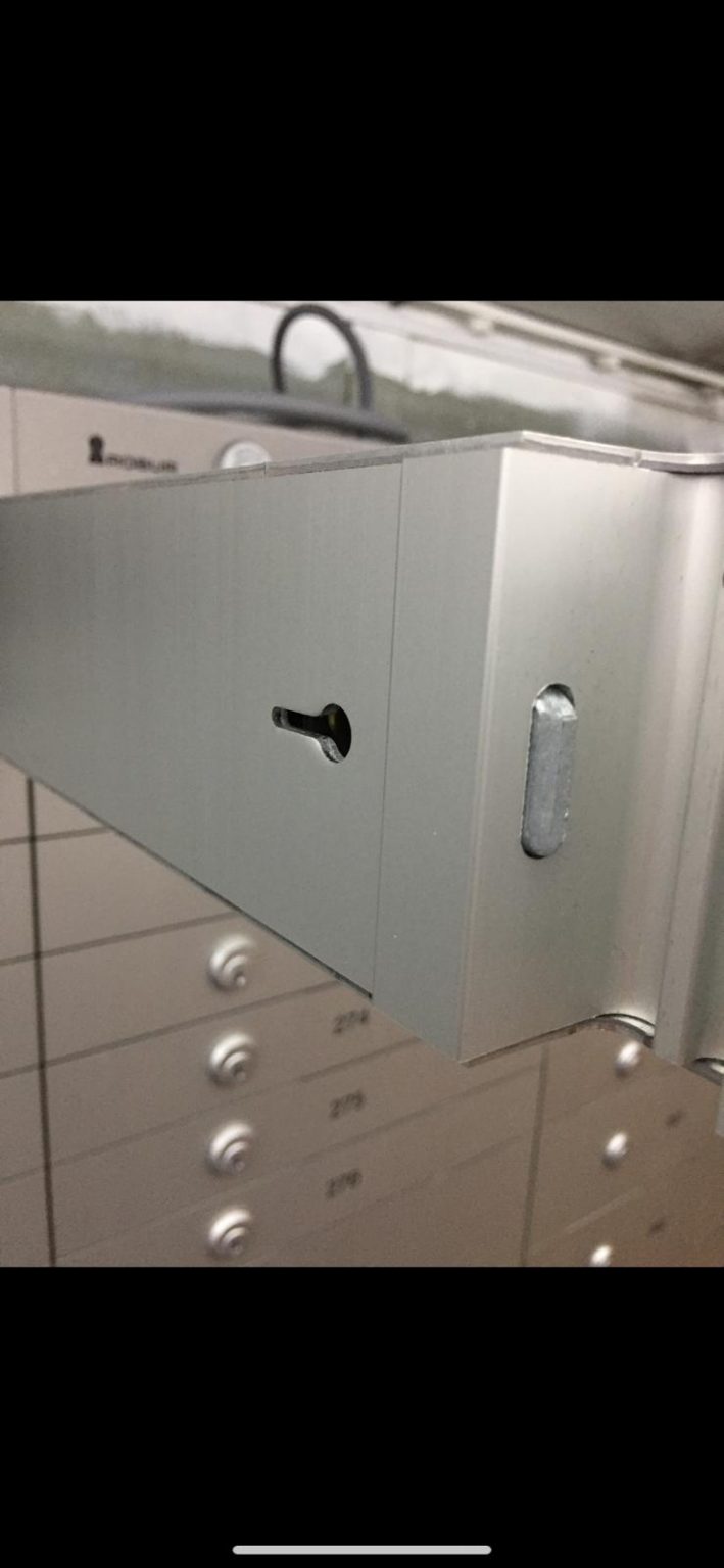 Safe deposit boxes in an underground vault - Brooks & Daughters Safe ...