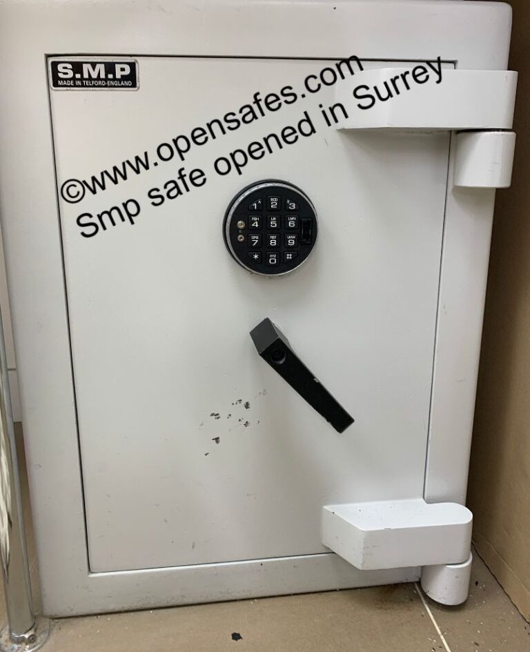 SMP safe opened - Brooks & Daughters Safe Opening London